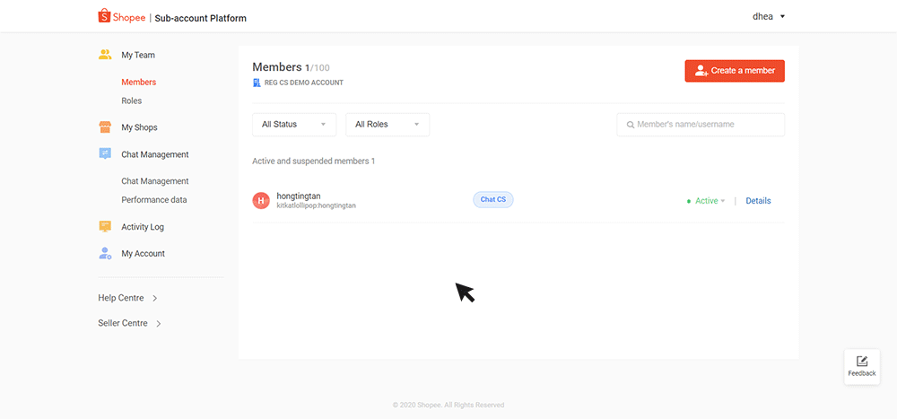Managing your business with Sub-account Platform | Shopee PH Seller ...
