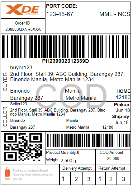 Types of shipping documents | Shopee PH Seller Education Hub