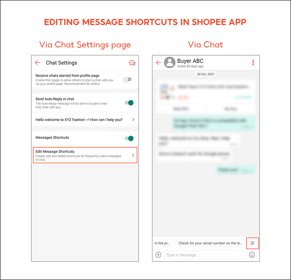Chat Message Shortcuts | PH Seller Education [Shopee]