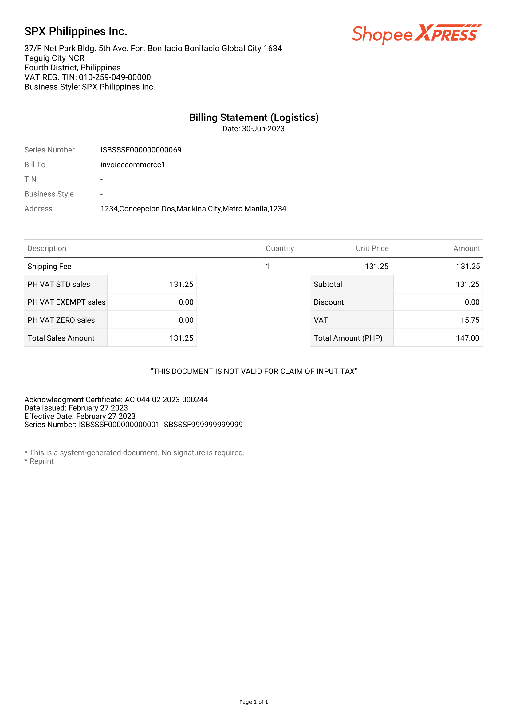 Checking My Tax Invoices | Shopee PH Seller Education Hub