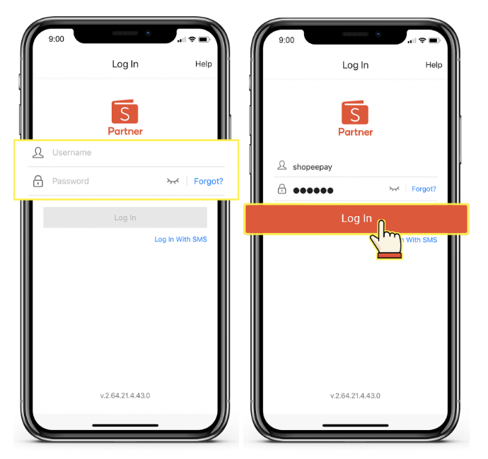 Logging in to ShopeePay Partner App | Shopee PH Seller Education Hub