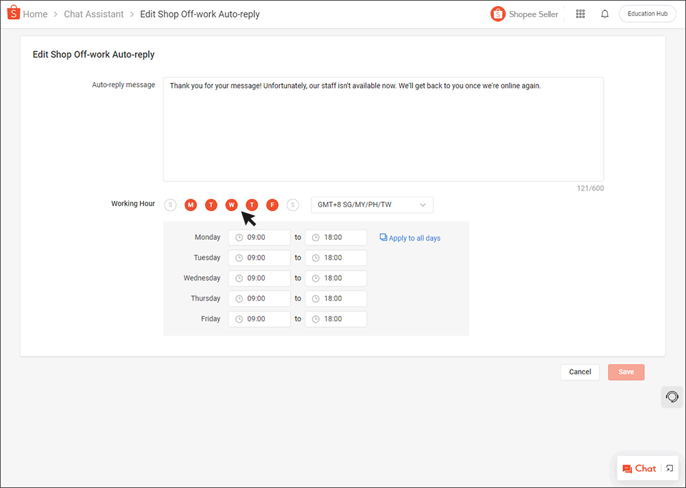 Auto-Reply in Chat Assistant | PH Seller Education [Shopee]