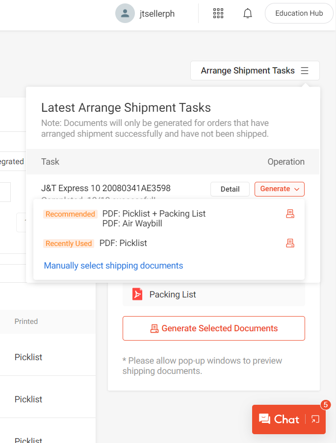 Types of shipping documents | Shopee PH Seller Education Hub