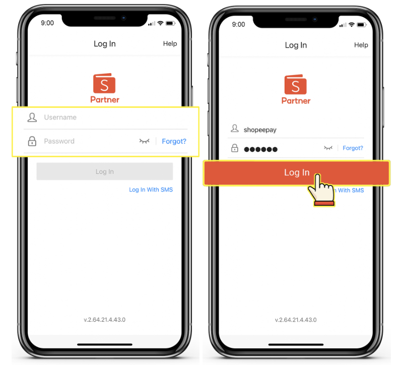 Logging in to ShopeePay Partner App | Shopee PH Seller Education Hub