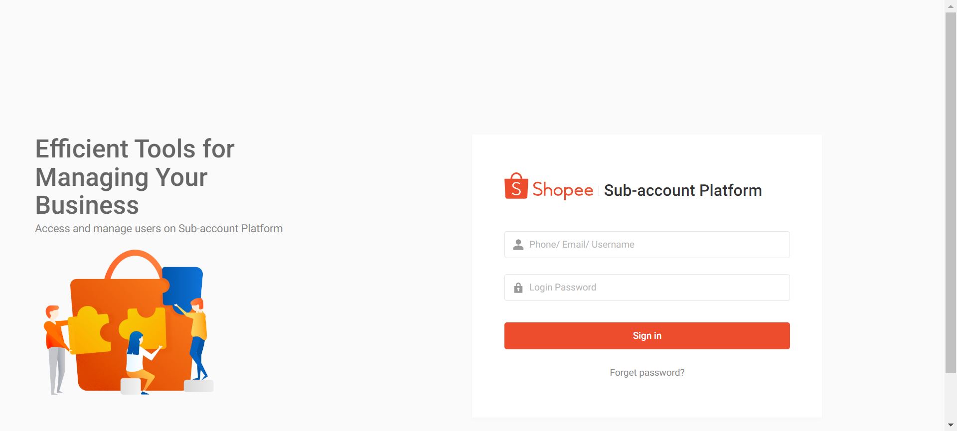 Managing your business with Sub-account Platform | Shopee PH Seller ...